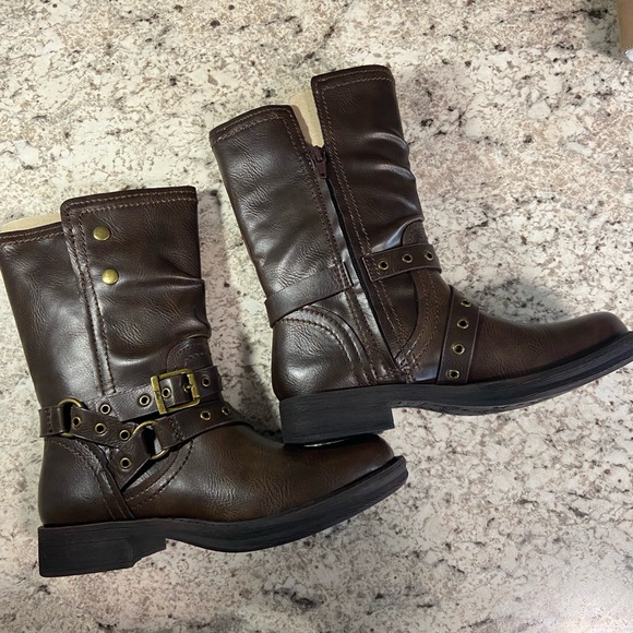 Zodiac | Shoes | Zodiac Brown Western Buckled Boots | Poshmark